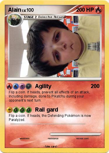Pokémon Alain 81 81 - Agility - My Pokemon Card