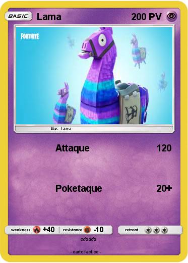 Pokémon Lama 177 177 - Attaque - Ma carte Pokémon