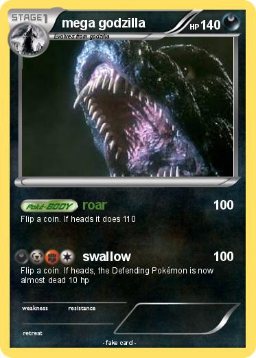 Pokémon mega godzilla 11 11 - roar - My Pokemon Card