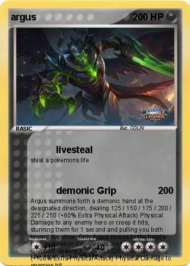 Pokémon argus 16 16 - livesteal - My Pokemon Card