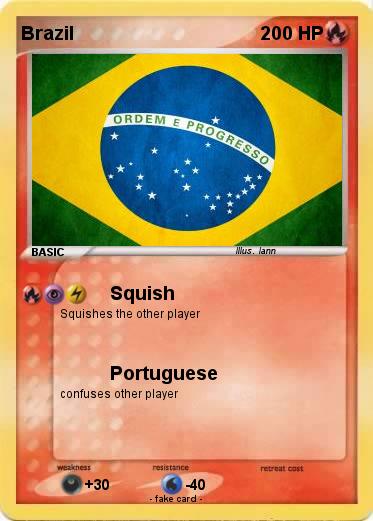 Pokémon Brazil 21 21 - Squish - My Pokemon Card