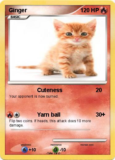 Pokémon Ginger 303 303 - Cuteness - My Pokemon Card
