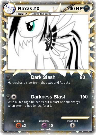 Pokémon Roxas ZX - Dark Slash - My Pokemon Card