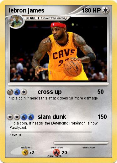 Pokémon lebron james 469 469 - cross up - My Pokemon Card
