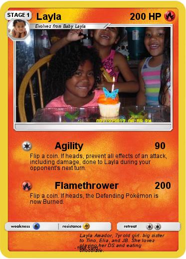 Pokémon Layla 121 121 - Agility - My Pokemon Card