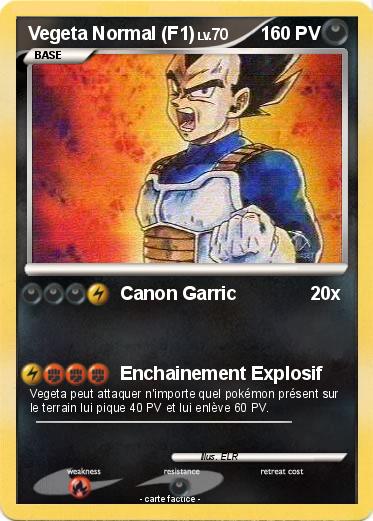 Pokémon Vegeta Normal F1 - Canon Garric - Ma carte Pokémon