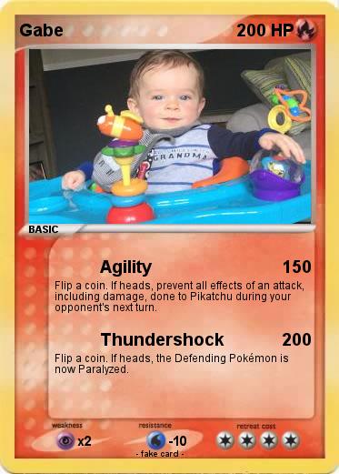 Pokémon Gabe 421 421 - Agility - My Pokemon Card