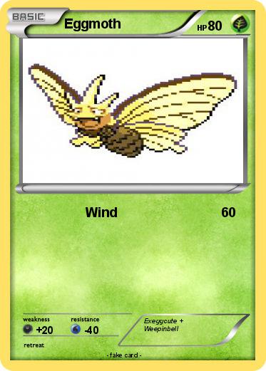 Pokémon Eggmoth - Wind - My Pokemon Card