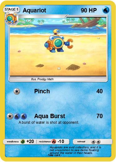 Pokémon Aquariot 1 1 - Pinch - My Pokemon Card