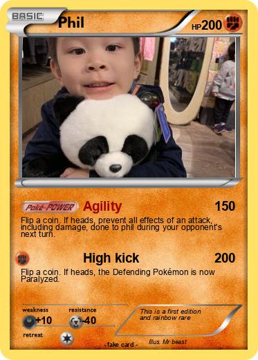 Pokémon Phil 561 561 - Agility - My Pokemon Card