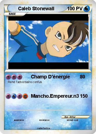 Pokémon Caleb Stonewall 4 4 - Champ D'énergie - Ma carte Pokémon
