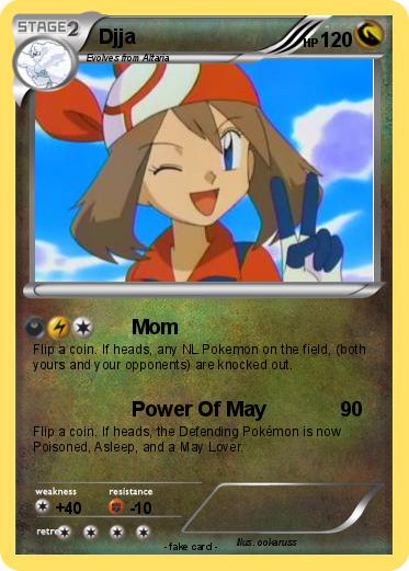 Pokémon Djja - Mom - My Pokemon Card