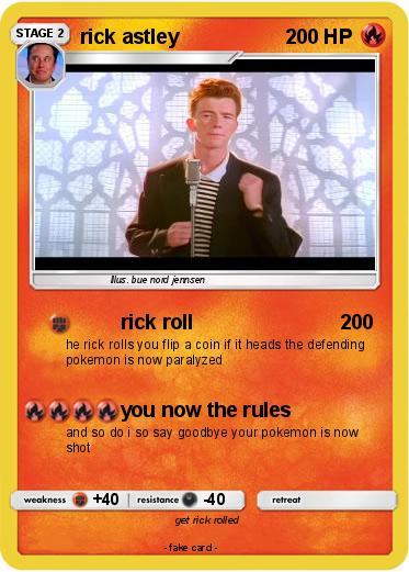 Pokémon rick astley 379 379 - rick roll - My Pokemon Card