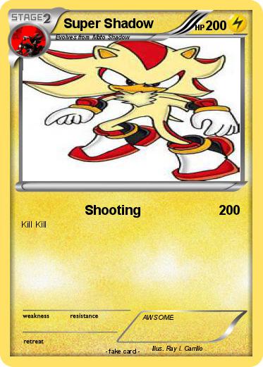 Pokémon Super Shadow 840 840 - Shooting - My Pokemon Card