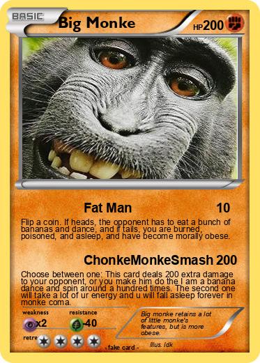 Pokémon Big Monke 8 8 - Fat Man - My Pokemon Card