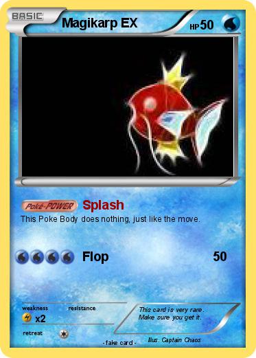 Pokémon Magikarp EX 42 42 - Splash - My Pokemon Card