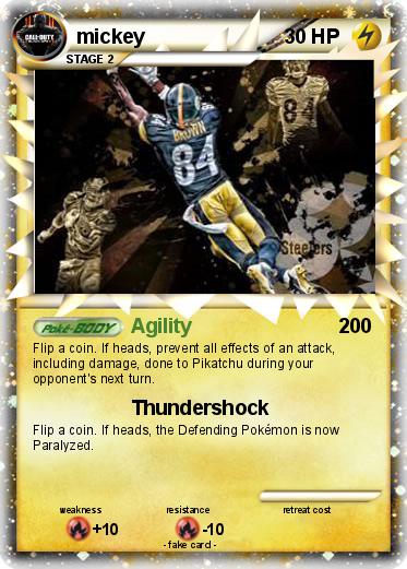 Pokémon mickey 612 612 - Agility - My Pokemon Card