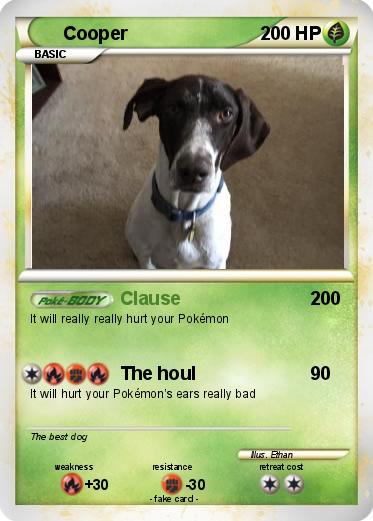 Pokémon Cooper 268 268 - Clause - My Pokemon Card