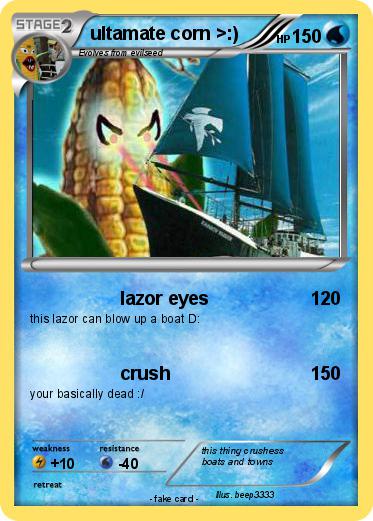 Pokémon ultamate corn - lazor eyes - My Pokemon Card