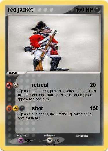 Pokémon red jacket - retreat - My Pokemon Card