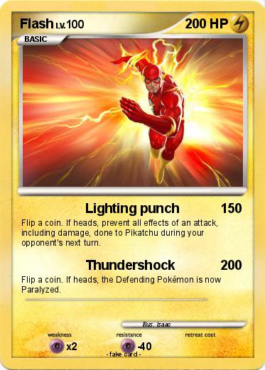 Pokémon Flash 366 366 - Lighting punch - My Pokemon Card