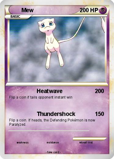 Pokémon Mew 7774 7774 - Heatwave - My Pokemon Card
