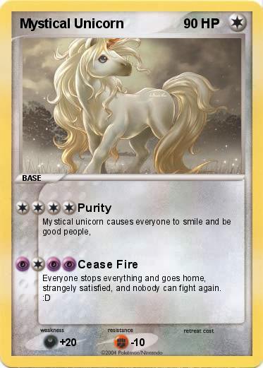 Pokémon Mystical Unicorn - Purity - My Pokemon Card