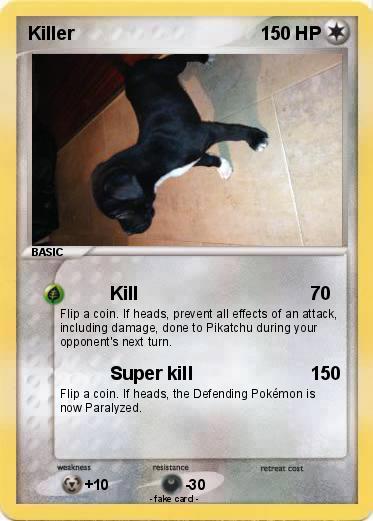 Pokémon Killer 2887 2887 - Kill - My Pokemon Card