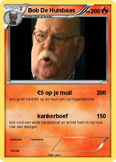 Pokémon Bob De Huisbaas 27 27 - €5 op je muil - My Pokemon Card