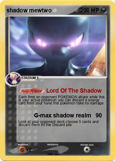 Pokémon shadow mewtwo 423 423 - Lord Of The Shadow - Twoja własna karta ...