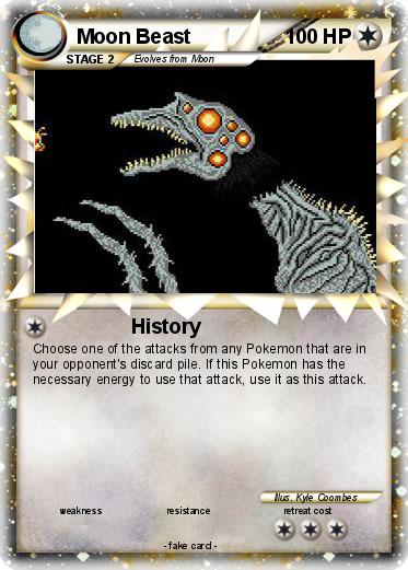 Pokémon Moon Beast - History - My Pokemon Card