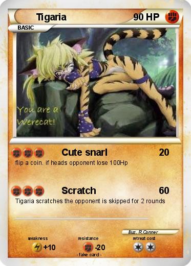 Pokémon Tigaria - Cute snarl - My Pokemon Card