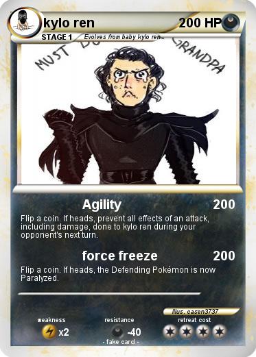 Pokémon supreme leader ren 1 1 - Agility - My Pokemon Card