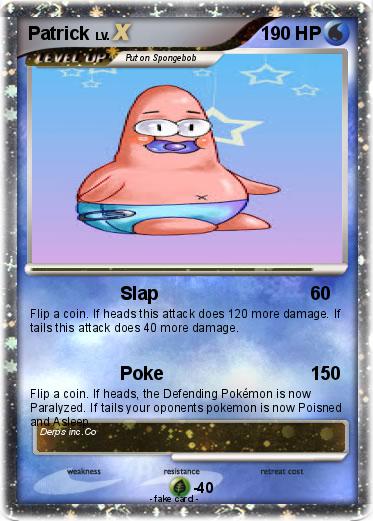Pokémon Patrick 1496 1496 - Slap - My Pokemon Card
