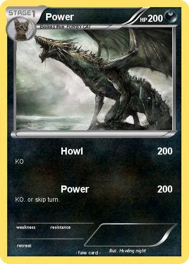 Pokémon Power 863 863 - Howl - My Pokemon Card