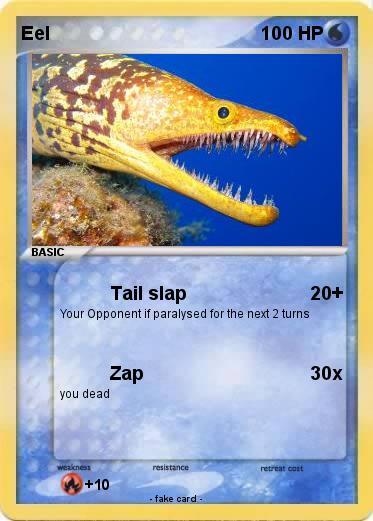 Pokémon Eel 21 21 - Tail slap - My Pokemon Card