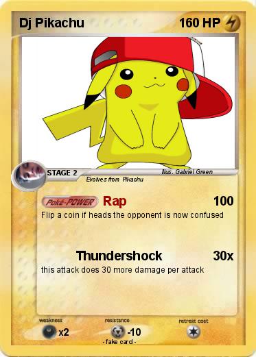 Pokémon Dj Pikachu 3 3 - Rap - My Pokemon Card
