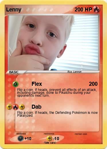 Pokémon Lenny 400 400 - Flex - My Pokemon Card