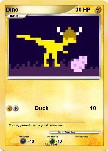 Pokémon Dino 926 926 - Duck - My Pokemon Card