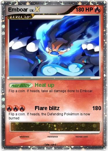Pokémon Emboar 294 294 - Heat up - My Pokemon Card
