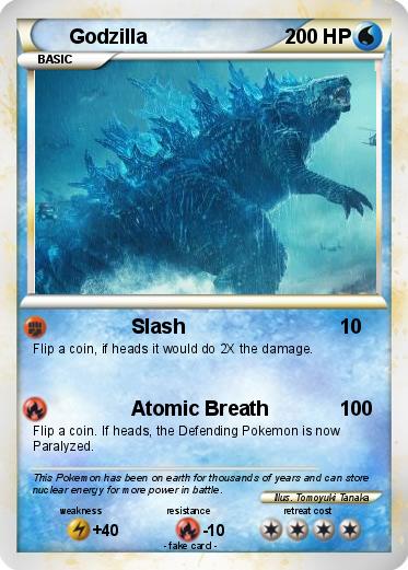 Pokémon Godzilla 3109 3109 - Slash - My Pokemon Card
