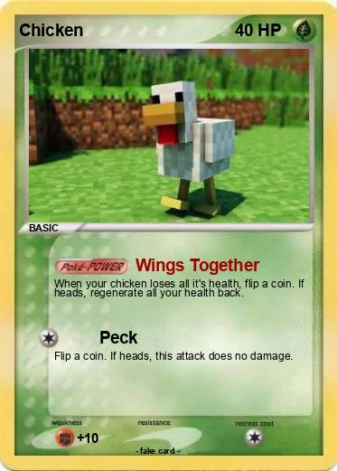 Pokémon Chicken 1398 1398 - Wings Together - My Pokemon Card