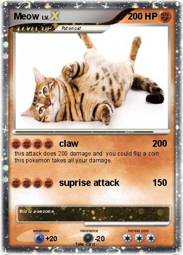 Pokémon Meow 112 112 - claw - My Pokemon Card