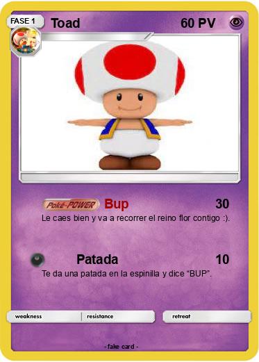 Pokémon Toad 1425 1425 - Bup - Mi carta pokémon
