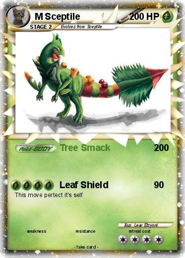 Pokémon M Sceptile 65 65 - Tree Smack - My Pokemon Card