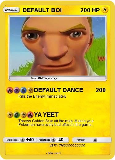 Pokémon DEFAULT BOI 11 11 - DEFAULT DANCE - My Pokemon Card