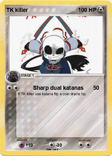 Pokémon TK killer - Sharp dual katanas - My Pokemon Card