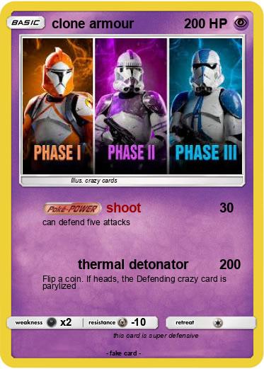 Pokémon clone armour - shoot - My Pokemon Card