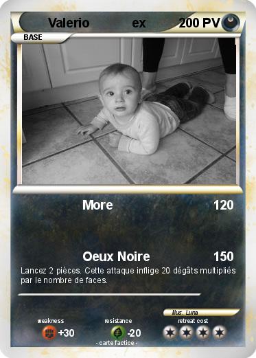 Pokémon Valerio ex - More - Ma carte Pokémon