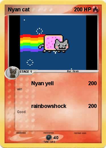 Pokémon Nyan cat 3128 3128 - Nyan yell - My Pokemon Card